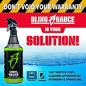 Boat Bling VS-0032 Vinyl Sauce Premium Vinyl and Leather Cleaner, 32 Oz., for Boats, RVs, Powersport Vehicles and More