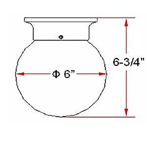 Design House 511592 Millbridge 1-Light Ceiling Mount, 6.75-Inch by 6-Inch, Satin Nickel, No Pull Chain