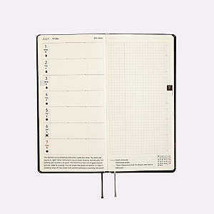 Hobonichi Techo Weeks [English/Tall and Slim Size/January 2024 Start] Hiroko Kubota: Another night of falling star sparklers