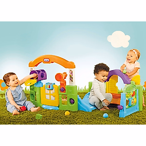 Little Tikes Activity Garden Playhouse for Babies, Infants and Toddlers - Easy Set Up Indoor Toys with Playtime Activities, Sounds, Games for Boys Girls Ages 6 Months to 3 Years