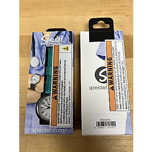 Speidel Original Scrub Watch™ for Nurses, Medical Professionals, Mens and Womens Watch with Second Hand Nursing, Nurse Watches for Women Men, Waterproof 12 and 24 hr Time - Teal