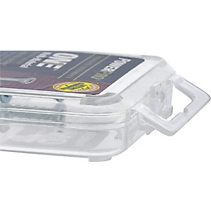 Power Pro Premium One Multi-Material Flat Head Screws, Zinc Plated Steel, Fasten in Wood, Metal, Concrete, Drywall and Plastic, Silver, #8 x 1 inch, Box of 35 Screws