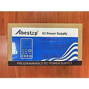 Abestop AT6301 DC Power Supply Variable, 60V/10A/300W Adjustable Bench Power Supply with 10mV / 1mA High Resolution 4-Digits 2.8 inch LCD Display, 5V/1A USB Output