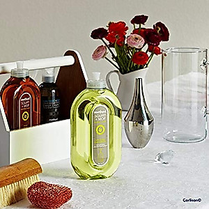 Method Squirt + Mop Hard Floor Cleaner, 25 Oz Spray Bottle, Lemon Ginger Scent