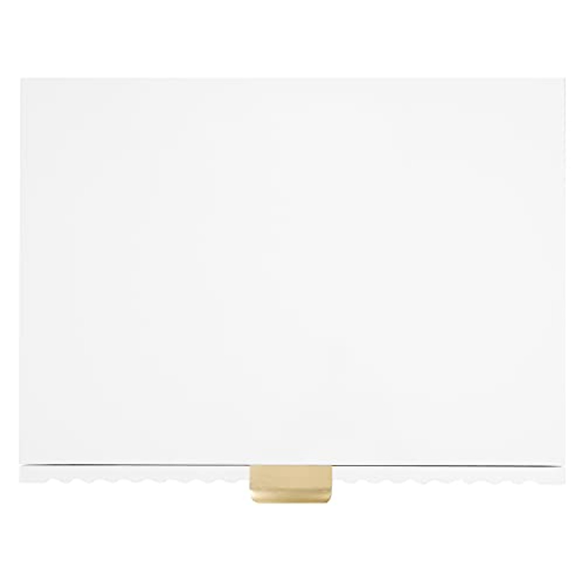 White Nightstand Set of 2 with Drawers, Bed Side Table/Night Stand, Small End Side Tables, Modern Wood Storage Bedside Tables with 2 Drawers and Golden Handle for Small Space, Bedrooms, Living Room