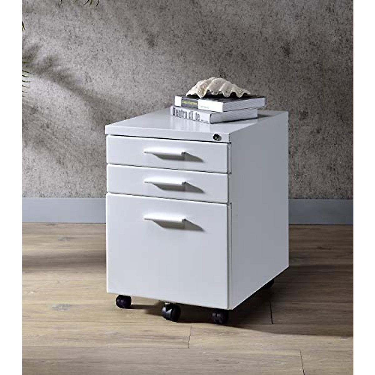 Acme Furniture Peden File Cabinet, White