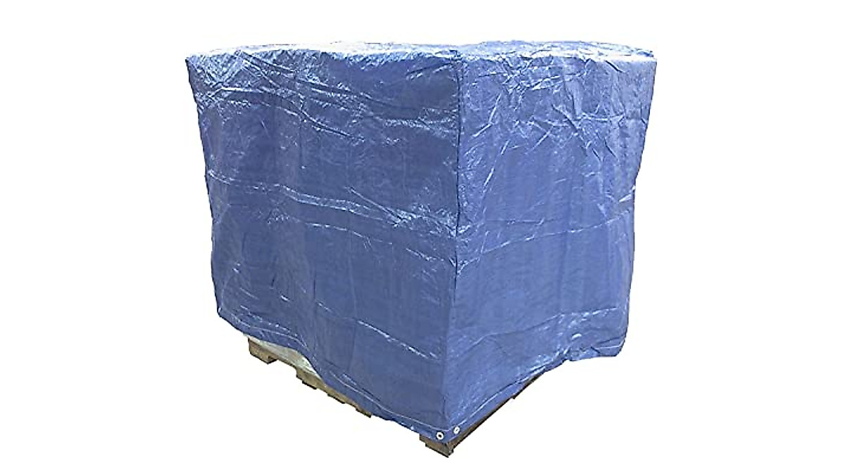 Standard Duty Blue Poly Pallet Cover - 4x5x4 ft. Tarp