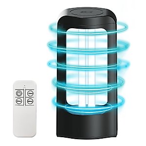 SANSI 27W UV Light Sanitizer with Remote Control Timer, 99.99% UVC Sanitizer Lamp 254nm Wavelength, Portable for Room Office School - Ozone Free