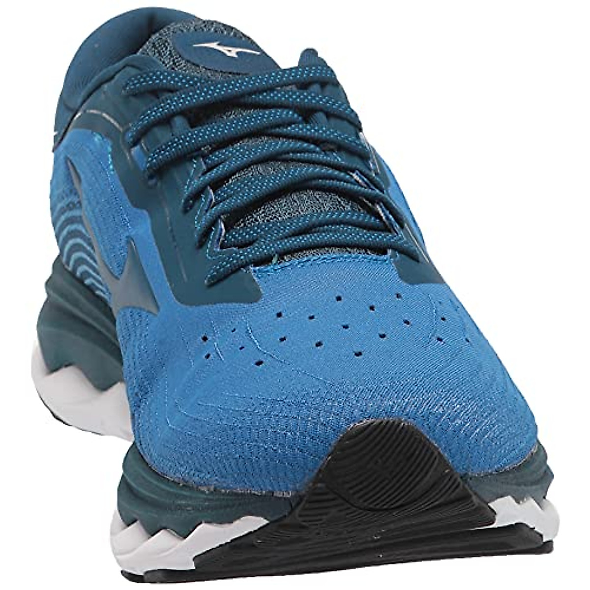 Mizuno mens Wave Sky 5 Running Shoe, Imperial Blue-sea, 11.5 US
