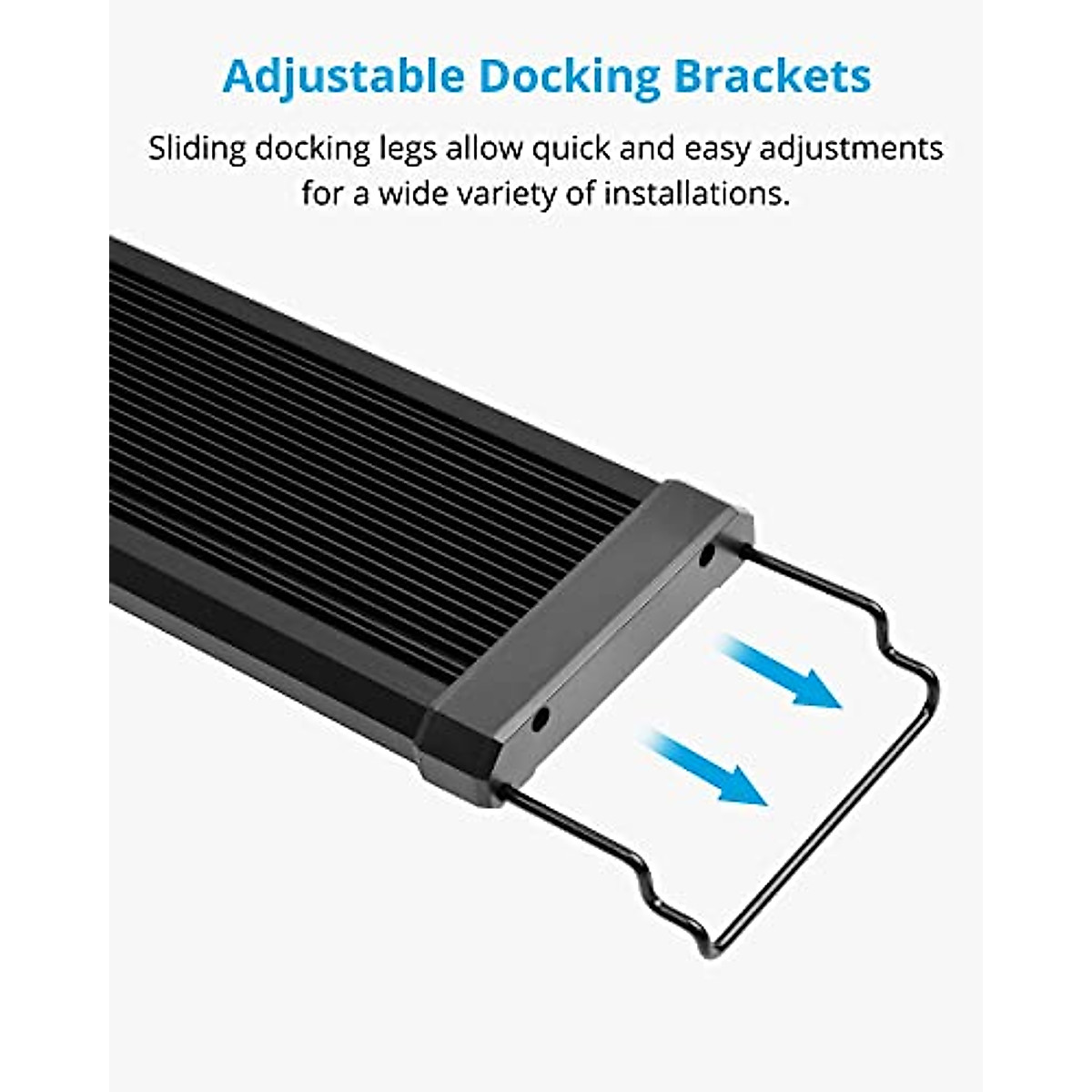 NICREW ClassicLED Marine Aquarium Light, LED Light with Dual-Channel Timer for Saltwater Fish and Reef Tanks, 18 to 24-Inch, 20-Watt