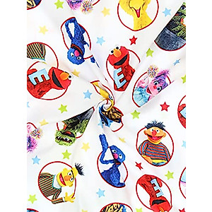 Sesame Street Elmo Infant Toddler Girls Granny Gown Nightgown (18 Months, White)