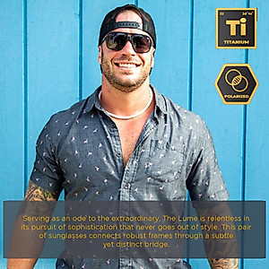 William Painter The Lume Titanium Polarized Sunglasses for Men and Women