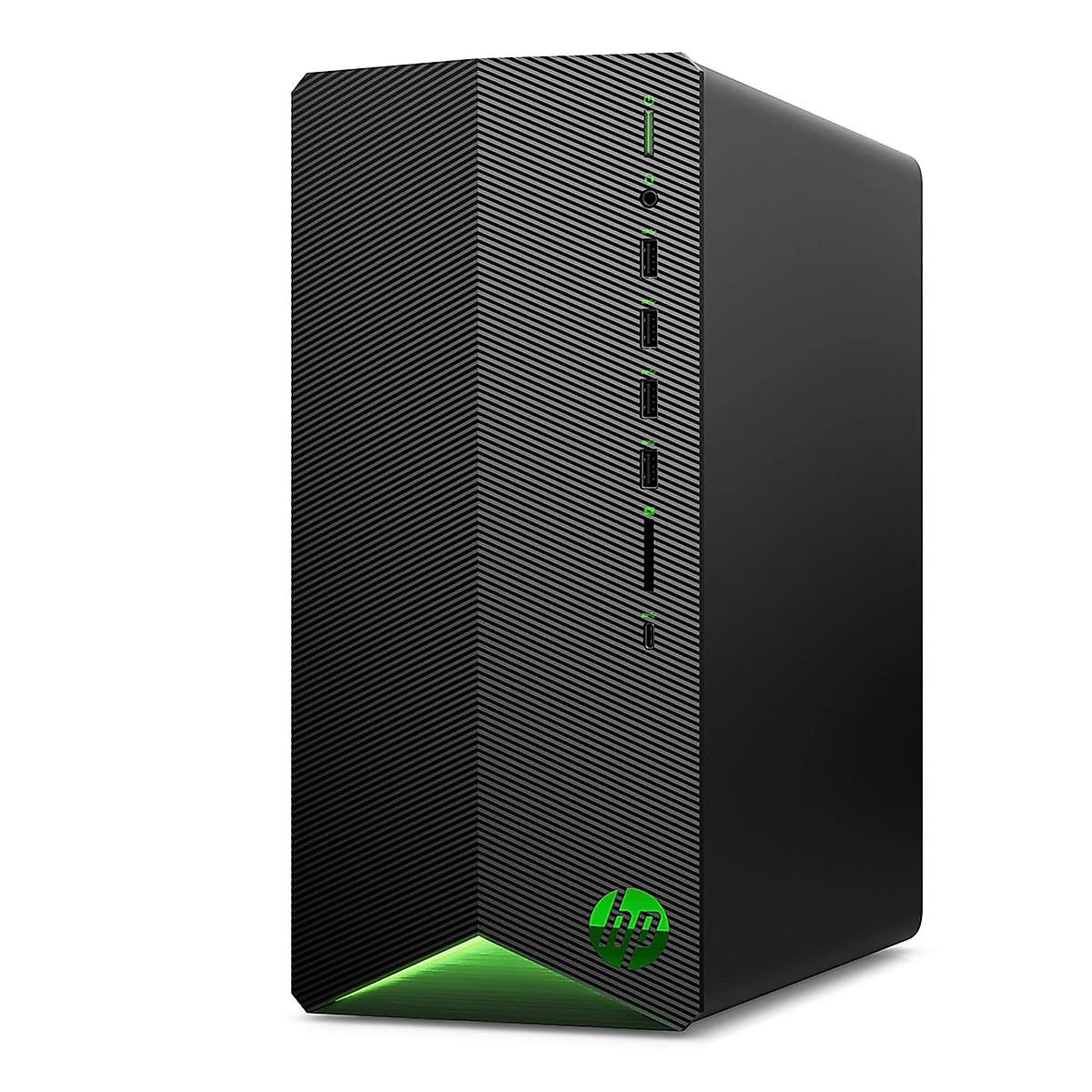 HP Pavilion Gaming Desktop Computer AMD Ryzen 5000 Series Hexa-Core Ryzen 5 5600G (Beats i5-10600) 16GB RAM 1TB SSD AMD Radeon RX 5500 4GB Graphic USB-C Bluetooth Win10 Black + HDMI Cable