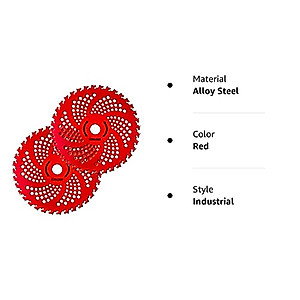 2-Pack 9" 36 Teeth Carbide Tipped Blades for Brush Cutter, Trimmer, Weed Eater