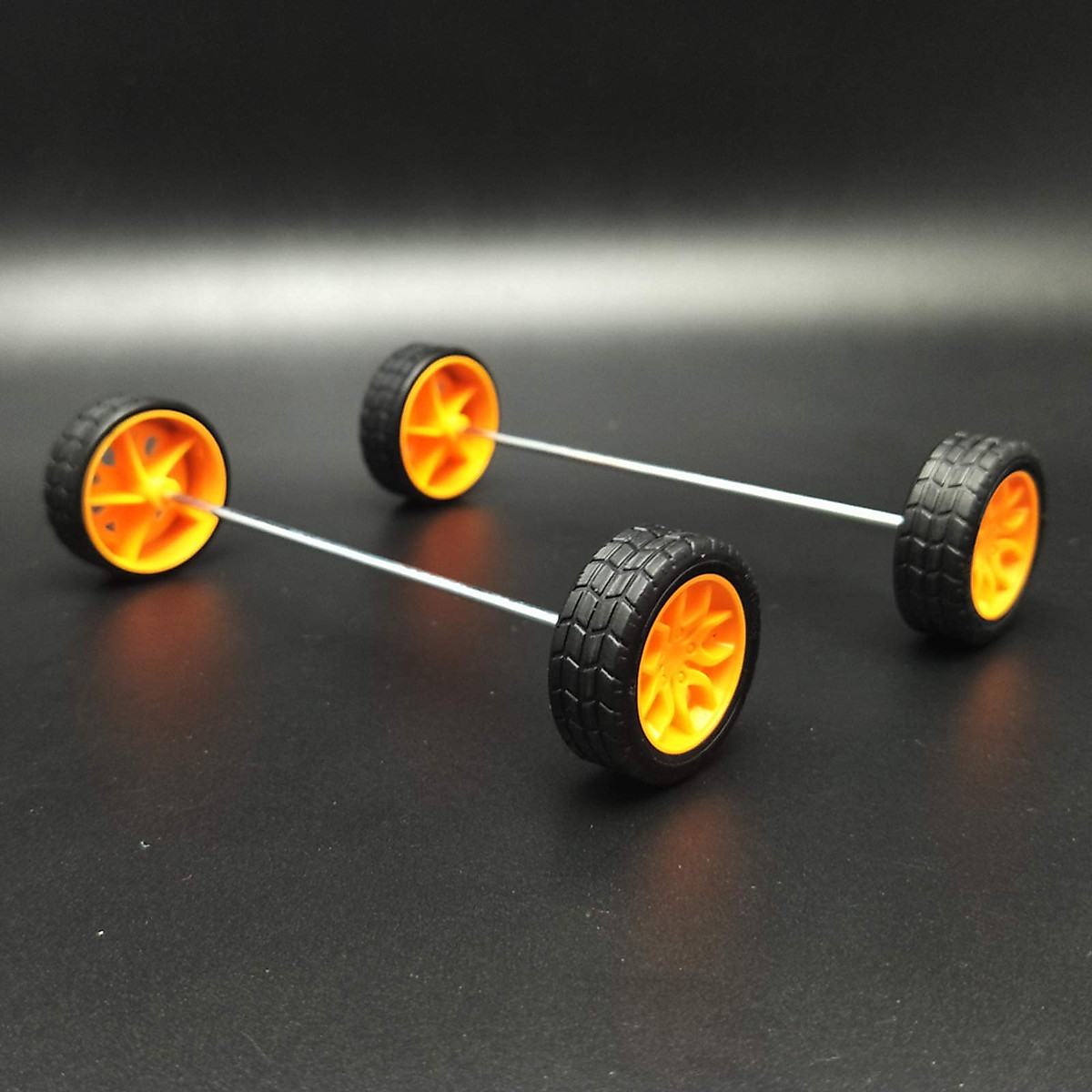 EUDAX 82 pcs Plastic Gear Package Kit DIY Gear Assortment Accessories Set for Toy Motor Car Robot Various Gear Axle Belt Bushings