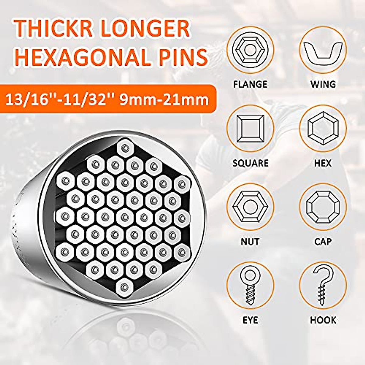 Gifts for Men Dad Stocking Stuffers Universal Socket Tools Sets, Christmas Gifts BEST DAD EVER 13/16-11/32in Multitools Birthday Gifts for Dad Grandpa Mens