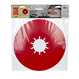 EAZ LIFT TPE 12" Premium Fifth Wheel Lube Plate Red w/PTFE (44678)