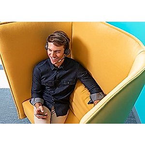 Cisco Headset 561, Wireless Single On- Ear DECT Headset with Multi-Source Base for US & Canada, Charcoal, (CP-HS-WL-561-M-US=) (Renewed)