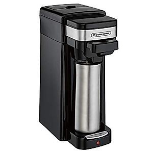 Proctor Silex Single Serve Coffee Maker, Compatible with K-Cup Pods or Grounds, Fits a Travel Mug (49969), 14 ounces