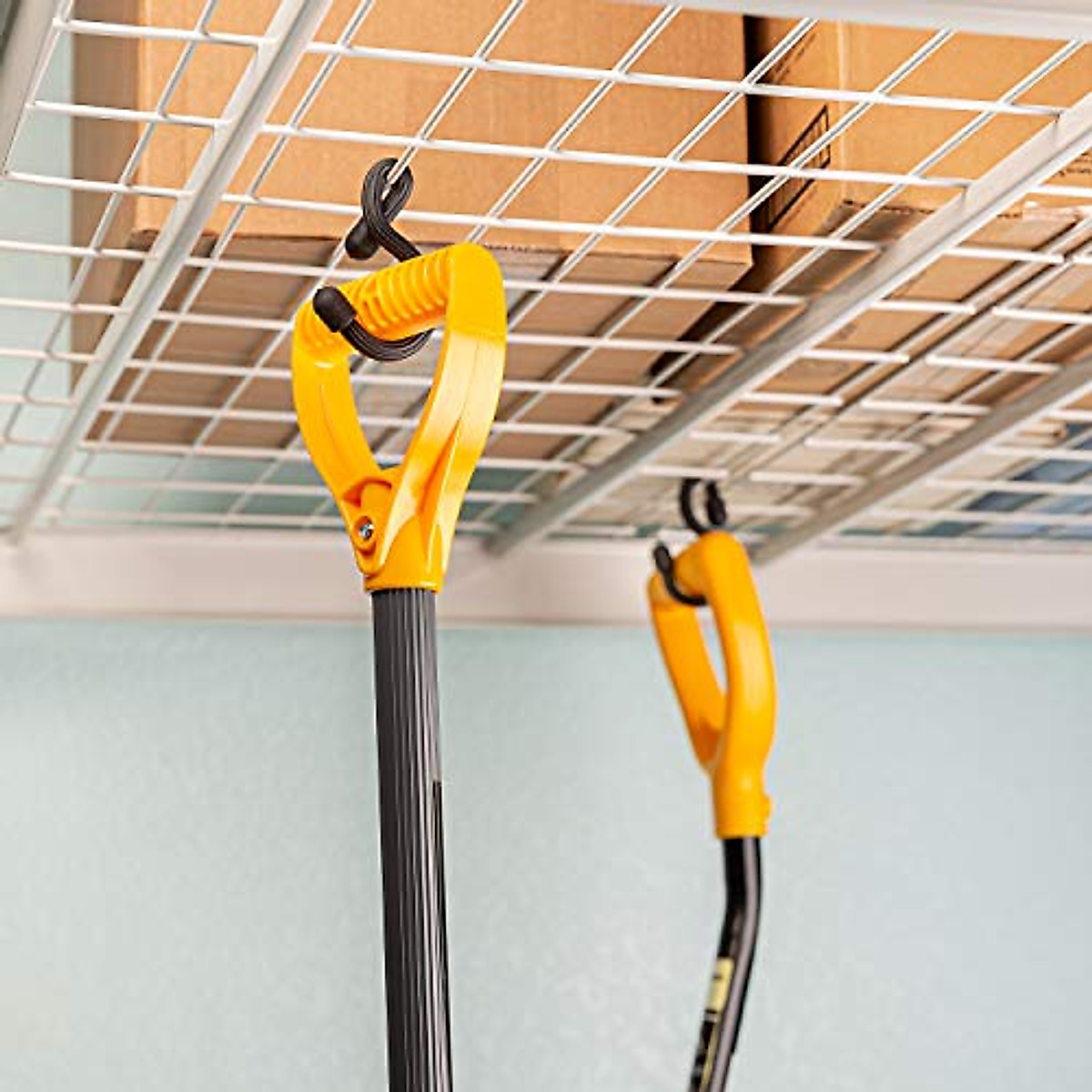 Nite Ize Gear Tie Bendable S-Hook, Flexible S-Hook Hanger for Garage, Closet, Kitchen and Plants, Black