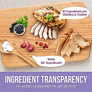 Health Extension Grain Free Chicken & Turkey Dry Dog Food (23.5 lb / 10.66 kg) - Whole Foods Ingredients Formula with a Blend of Turmeric & Antioxidants for All Life Stages Dogs