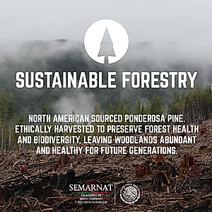 Restore by Pipe DÉCOR Solid Wood Office Desk Top, Reclaimed Ponderosa Pine Wood in Riverstone Grey, 48 in. x 24 in. x 1.25 in.