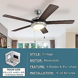 Riveria breeze 52 Inch Ceiling Fans with Lights