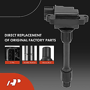 A-Premium Set of 6 Ignition Coil Pack and Iridium Spark Plugs Compatible with Nissan Maxima 1995-1999 & Infiniti I30 1996-1997 3.0L, Replace# 2244831416