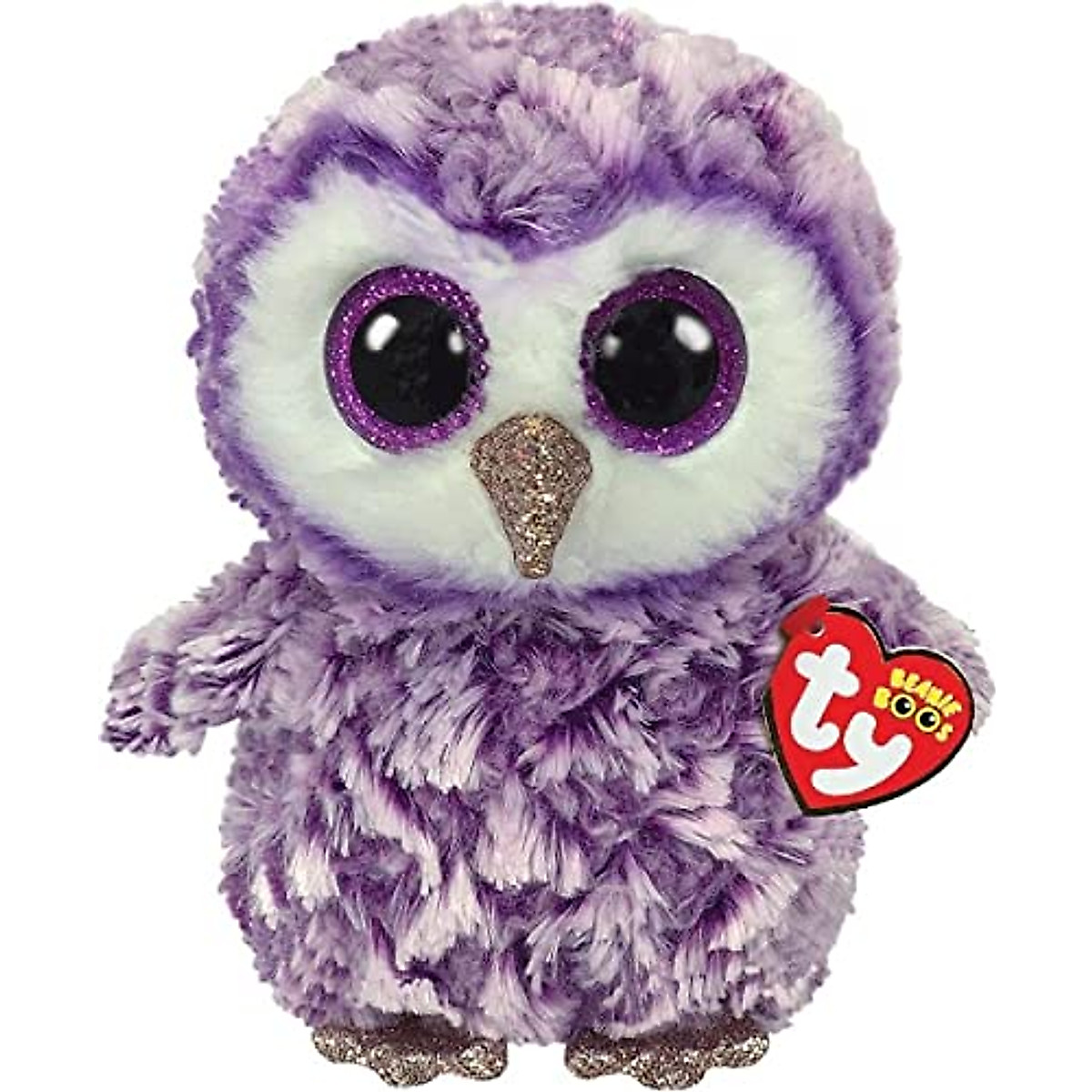 TY T36461 Moonlight OWL-Boo MED, Multicolored