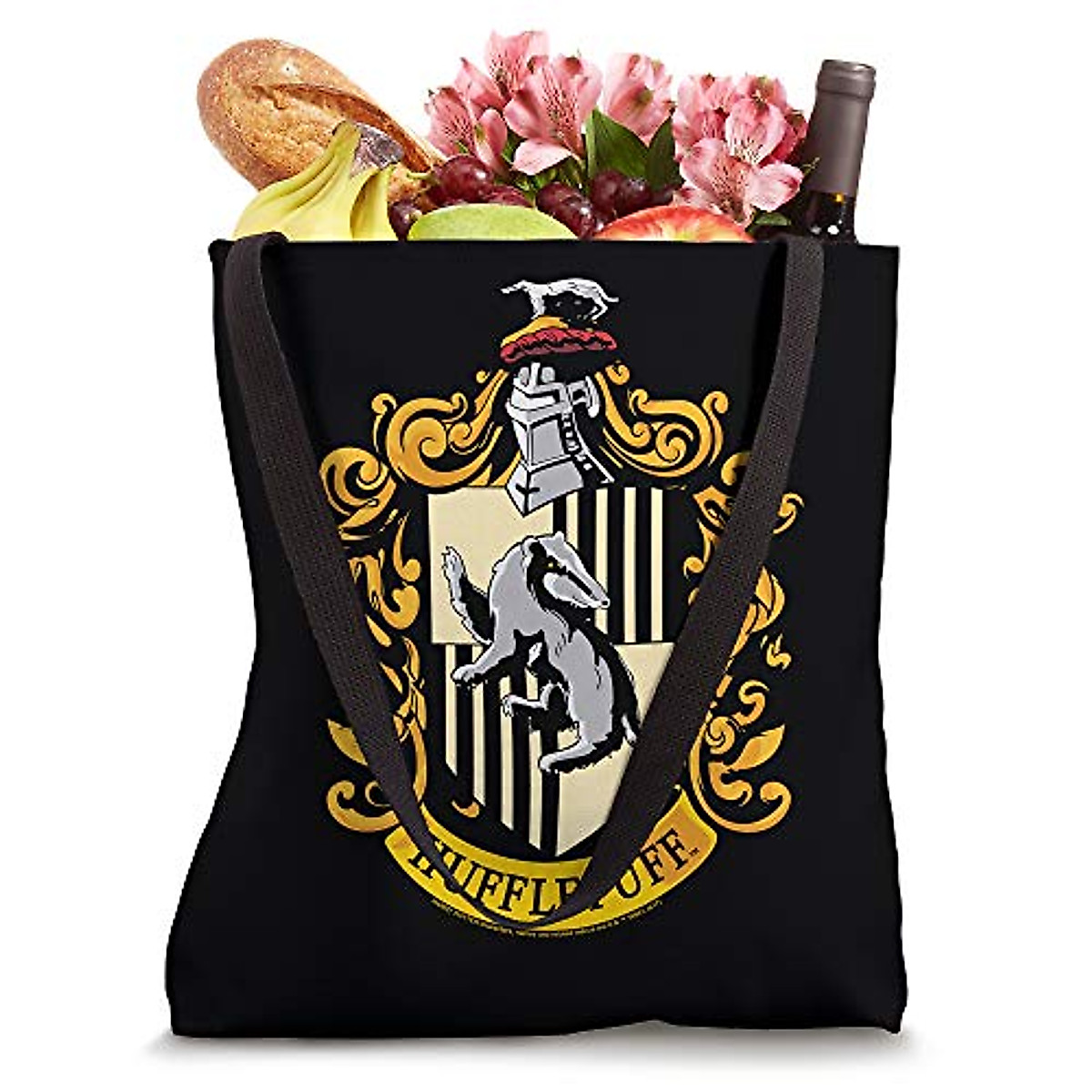Harry Potter Hufflepuff House Crest Tote Bag