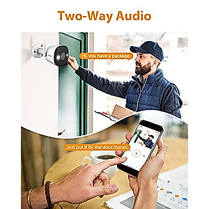 Imou Security Camera Outdoor Color Night Vision with Spotlight & Siren, 2.4G WiFi Camera IP67 for Home Security, 1080P with Human Detection, 2-Way Audio, Ethernet Port and SD Card Slot, Bullet 2