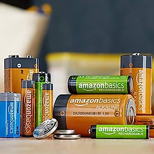 Amazon Basics 4-Pack CR2016 Lithium Coin Cell Battery, 3 Volt, Long Lasting Power, Mercury-Free