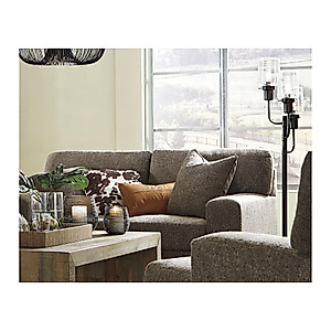 Signature Design by Ashley Jaak Contemporary 60" Floor Lamp with 3 Glass Shades, Bronze