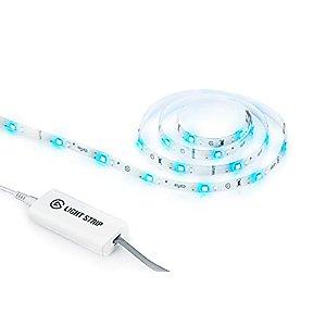 Elgato Light Strip - Smart Light with 16 million colors through RGBWW LEDs including Warm/Cold White, App-Control via iOS/Android, PC/Mac, Stream Deck, perfect for Gaming, Streaming and Home Setups