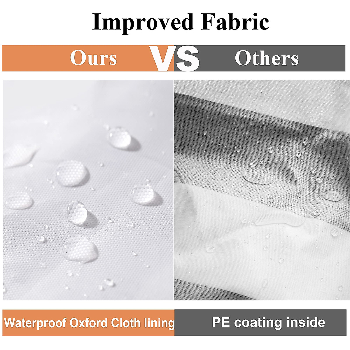 WEHUSE Waterproof Fabric Laundry Hamper Collapsible, 22 Inch Tall Grey Thickened Canvas Dirty Clothes Hampers for Bedroom, Kids Room Storage