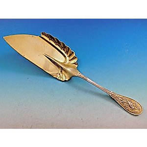 Japanese by Tiffany and Co. Sterling Silver Fish Server w/Silver Bird Vermeil