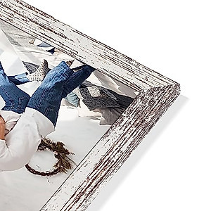 EdenseeLake 8x10 Picture Frame Set of 15, Distressed White Farmhouse Wood Photo Frame 8 by 10 for Wall or Tabletop Display