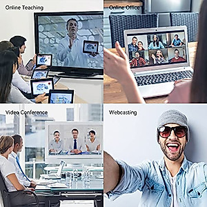 Tenveo 3X PTZ Camera Conference Room Camera 3X Optical Zoom + USB Speakerphone for Skype Zoom (VHD3U-M3)