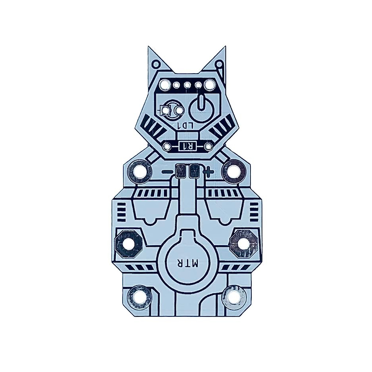 CAT-CAT Walker | Soldering Kit | DIY Electronics Kit for STEM and STEAM Students | Intermediate Hardware Design Kit | Brushbot Electronics Kit