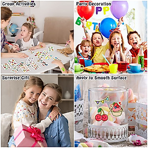 Partywind 260 Mixed Styles Glow Temporary Tattoos for Kids, Mermaid/Dinosaur/Pirate Tattoo Stickers for Boys and Girls, Birthday Party Supplies Favors (20 Sheets)