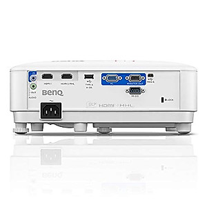 BenQ TH671ST 1080p DLP Home Theater Short Throw Projector, 3000 Lumens, Low Input Lag for Gaming, Ambient Light Sensor (Renewed)