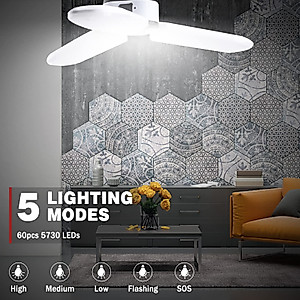 Civikyle 1-Pack Folding Solar LED Camping Lantern Collapsible Light USB Rechargeable Phone Charger, Portable Outdoor Waterproof Hanging Tent Lamp Emergency Light for Home Power Failure