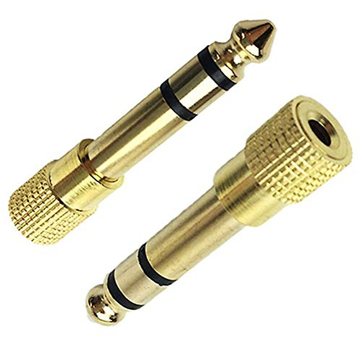 hutishop2020 1/8 3.5mm Female to 6.5mm 1/4 Male Headphone Jack Adapter Plug Stereo