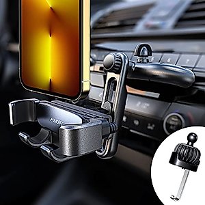 AINOPE CD Slot Car Phone Holder Mount 3 in 1 Multiple Choices Gravity Phone Holder Mount for Car Vent with Metal Hook Car Phone Holder Compatible with iPhone 14, All 4-7 Inch Cell Phones
