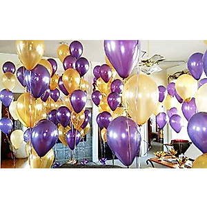Purple balloons,100-Pack,12-Inch,Latex Balloons(purple)