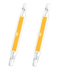 Lxcom Lighting R7s LED Bulb 118mm 20W Double Ended LED Bulbs 120V J Type R7s Floodlight 150W Halogen Bulb Replacement Warm White 3000K Landscape Lights,2 Pack