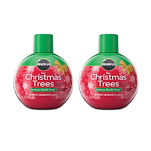 Miracle-Gro for Christmas Trees Plant Food, Hydrates Trees and Keeps Christmas Trees Green All Holiday Season, 2-Pack