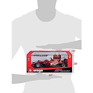 HNW 1/18 Bburago Model Car for 2020 SF1000 F1 5# Sebastian Vettel Diecast Model Car Official Formula 1 for Unisex Adult
