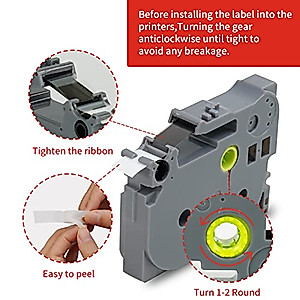 10 x Label Tape Compatible with Brother P-Touch Label Maker Tape TZe-231 12mm 0.47 Labeller Tape for Brother Label Printer P-Touch Cube PT-D210 H110 D600 P1230PC P700BT H111 D400 E500 P300BT E110
