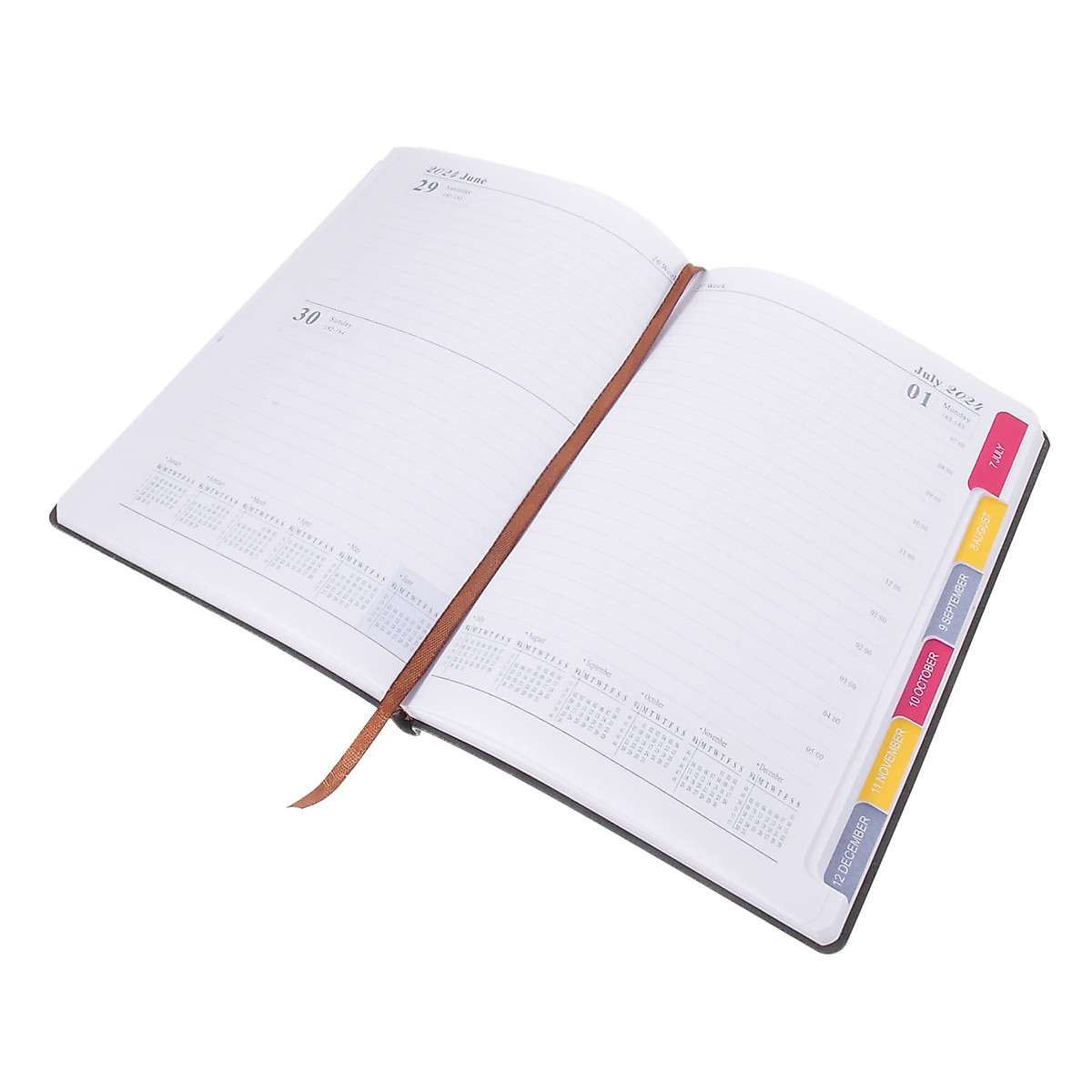 STOBOK 2024 Weekly Schedule Planner Office Memo Pad Monthly Planner Notebook New Year Schedule Notebook Daily Writing Book Calendar Notebook Daily Planner Portable Manual Paper Work